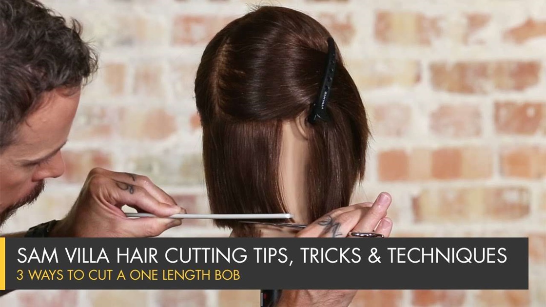 3 Ways to Cut a One Length Bob with Andrew Carruthers